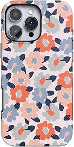 Amazon.com: Casely iPhone 16 Pro Case | Field of Flowers | Pastel Floral | Bold Protective Case ...