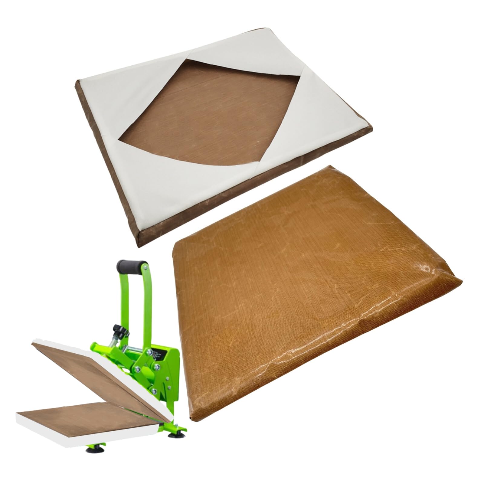 Amazon.com: SANSHARE 12x15" Teflon Heat Press Platen Wrap Covers 2pc ...