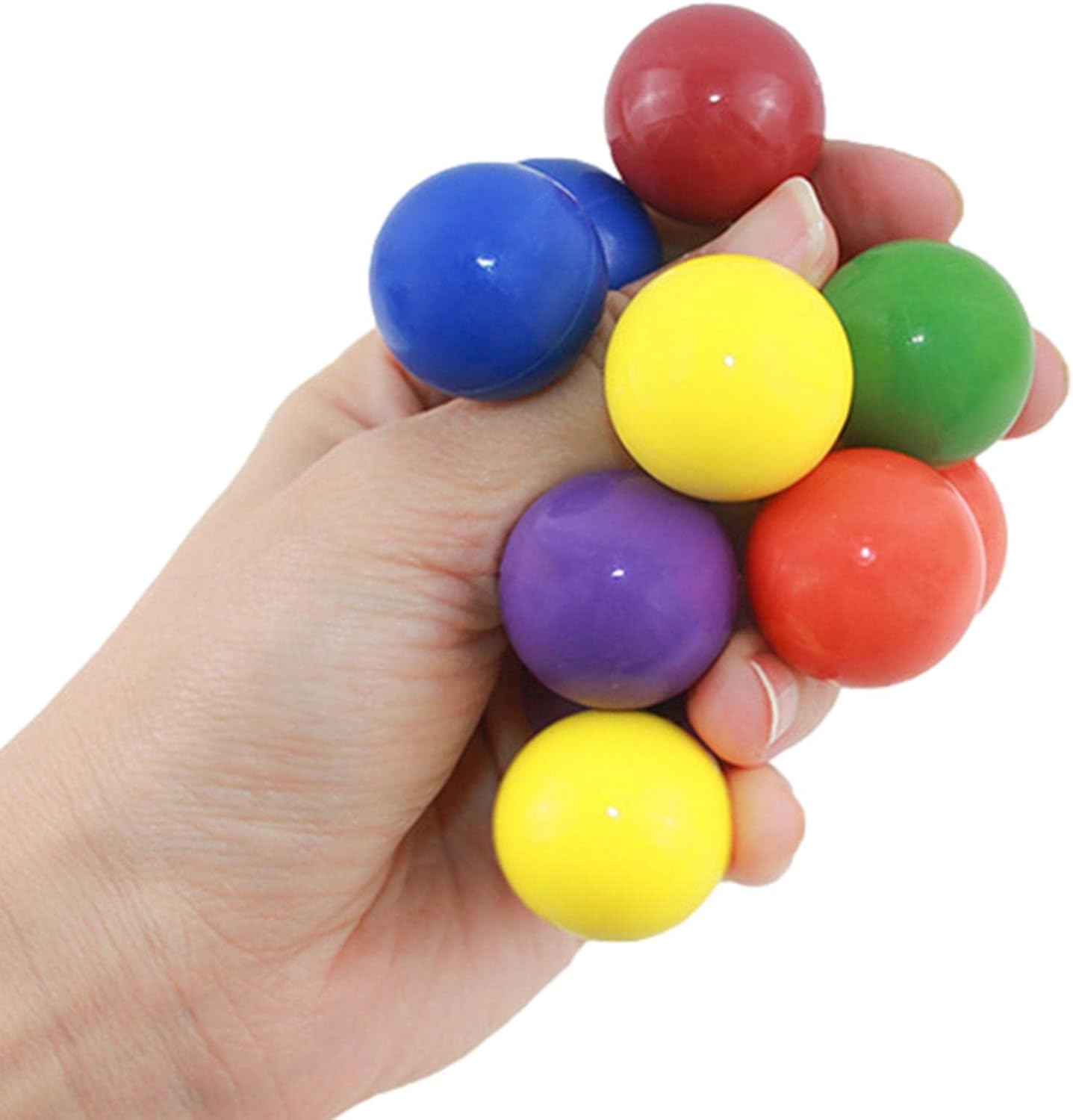 Rainbow Puzzle Ball Toys, Fidget Ball Puzzle Game Fun Stress Reliever ...