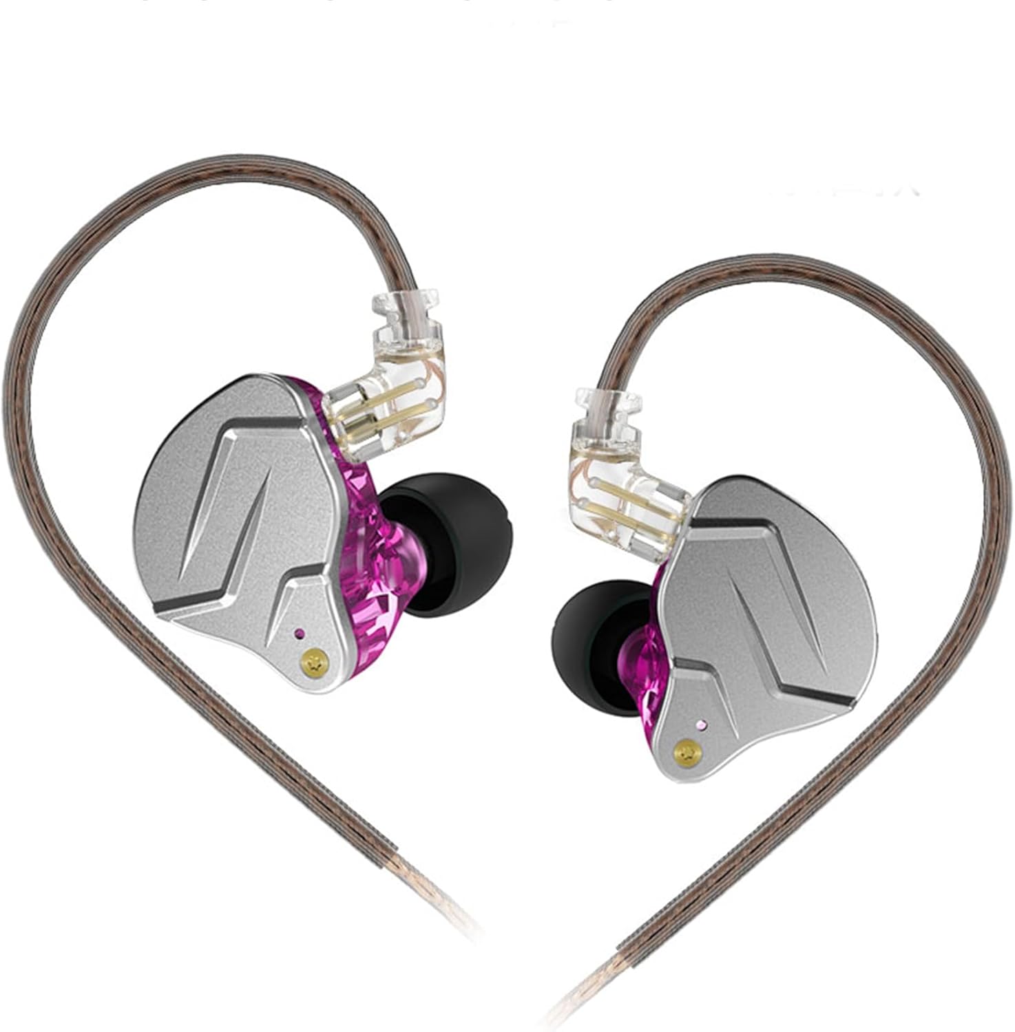 KZ ZSN Pro Headphones 1BA 1DD Over Ear Earphones Yinyoo Wired Earphones ...