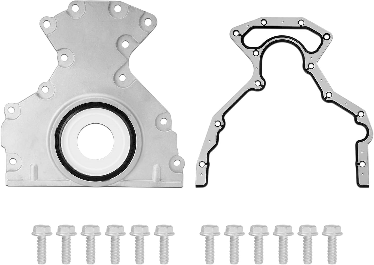 Amazon.com: NewYall Crankshaft Rear Main Seal Cover Gasket Kit for ...