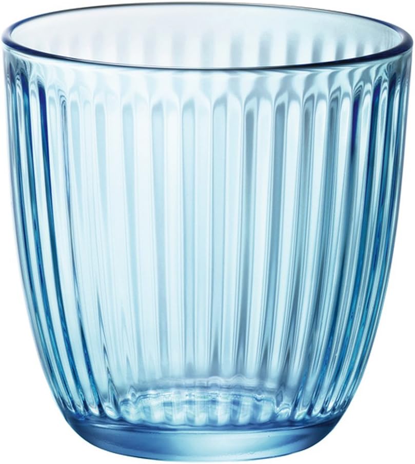 Bormioli Rocco & Siglio Line Blue Water Glass BOR1239 Pack of 6 ...