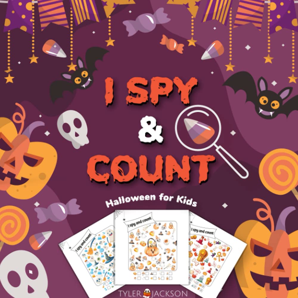 Snapklik.com : I Spy And Count Halloween For Kids: Spooky Activity Game ...