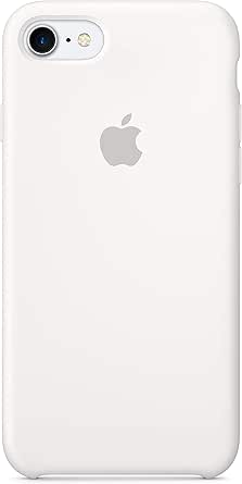 Amazon.com: Apple Silicone Case (for iPhone 8 / iPhone 7) - White ...