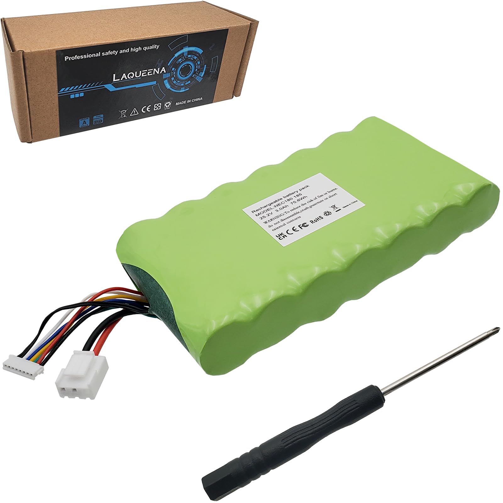 Amazon.com: LAQUEENA NEC180 Battery Compatible with Eureka NEC180 ...