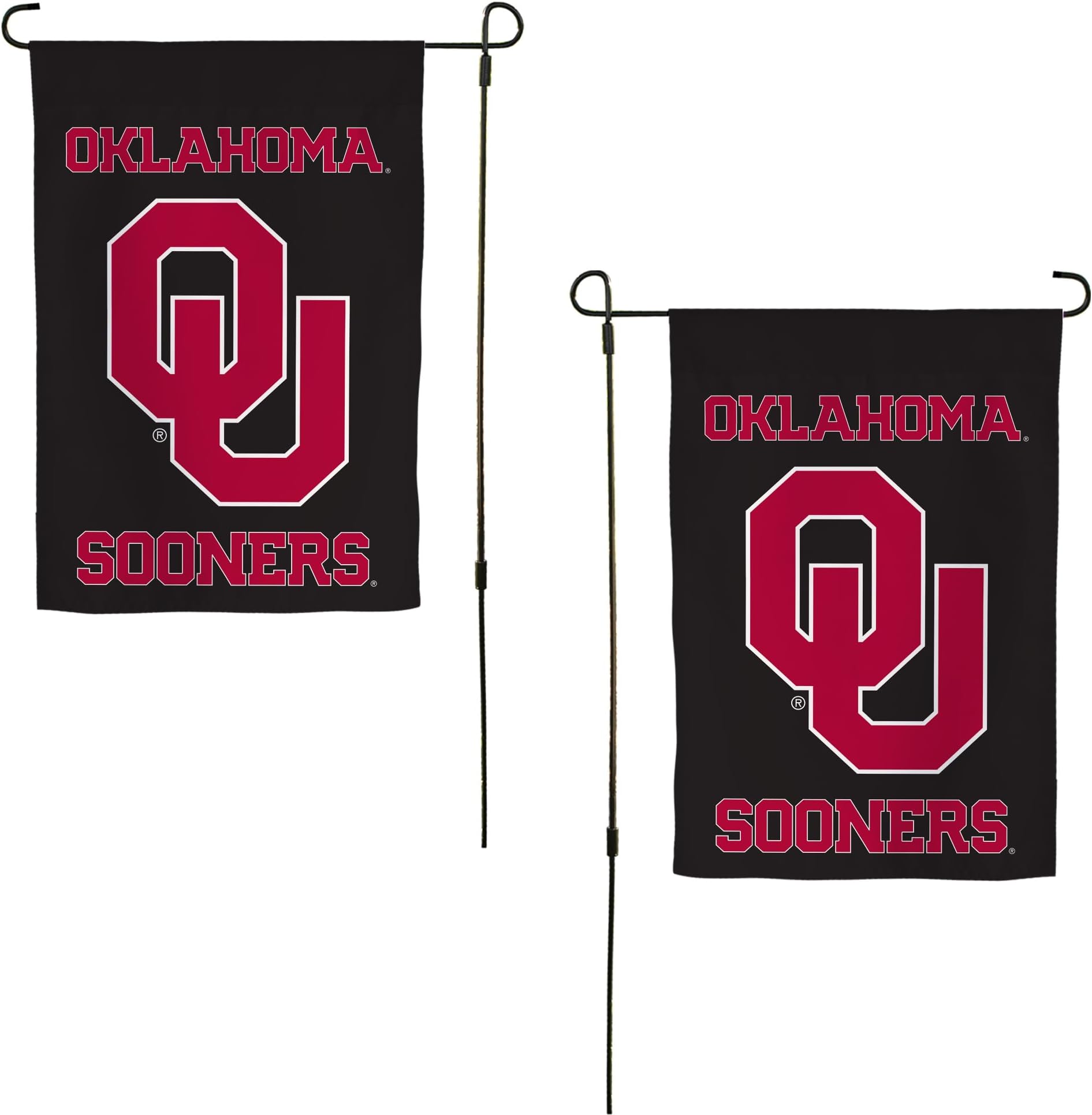 Amazon.com : Oklahoma Sooners 12"x18" Garden Flag - red : Sports & Outdoors