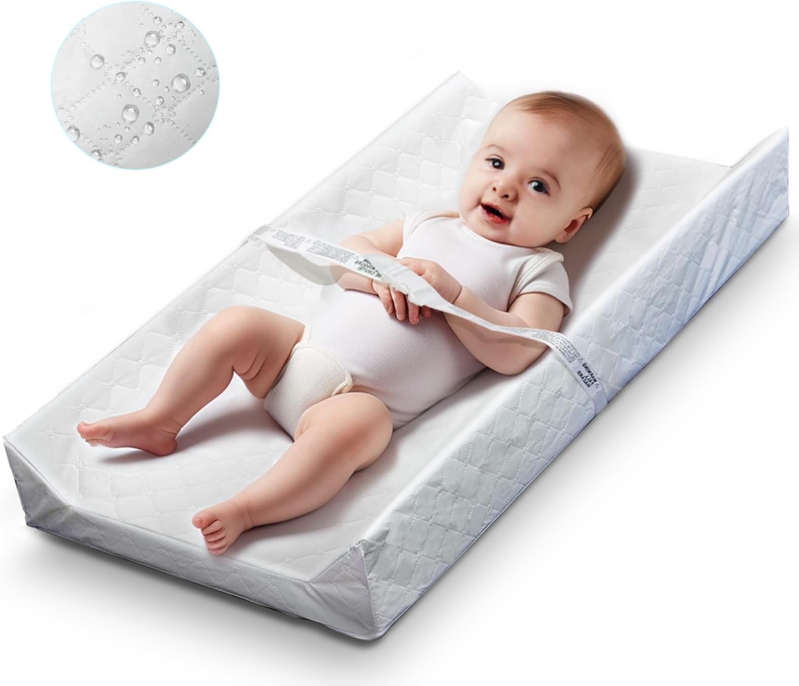 Amazon.com : Truwelby Changing Pad, Waterproof Contour Diaper Changing ...