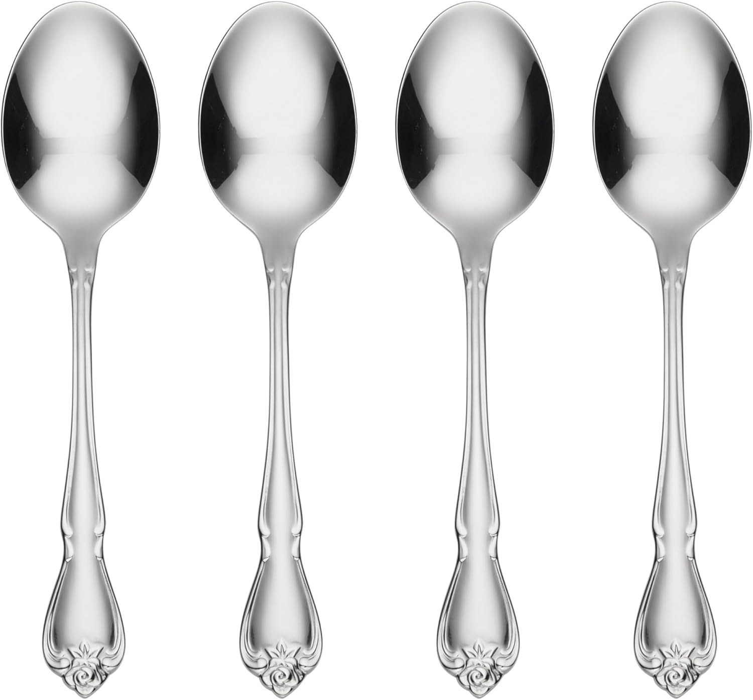 Amazon.com | Oneida B552004C True Rose Everyday Flatware Dinner Spoons ...