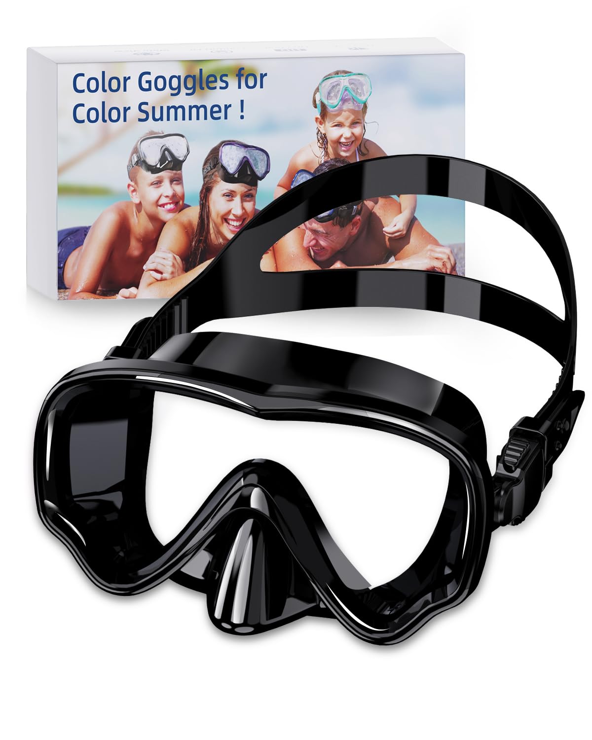 Amazon.com : VOSOIR Swim Goggles for Adults, Tempered Glass Adult ...