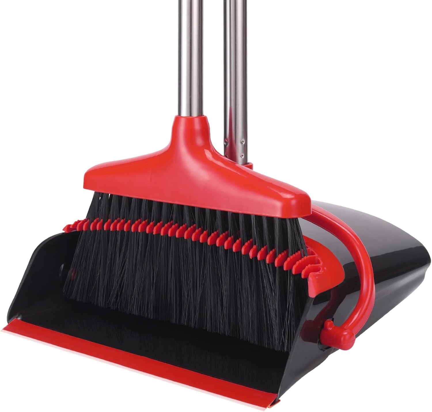 Amazon.com: XXXFLOWER Broom and Dustpan Set with Long Handle, Light ...