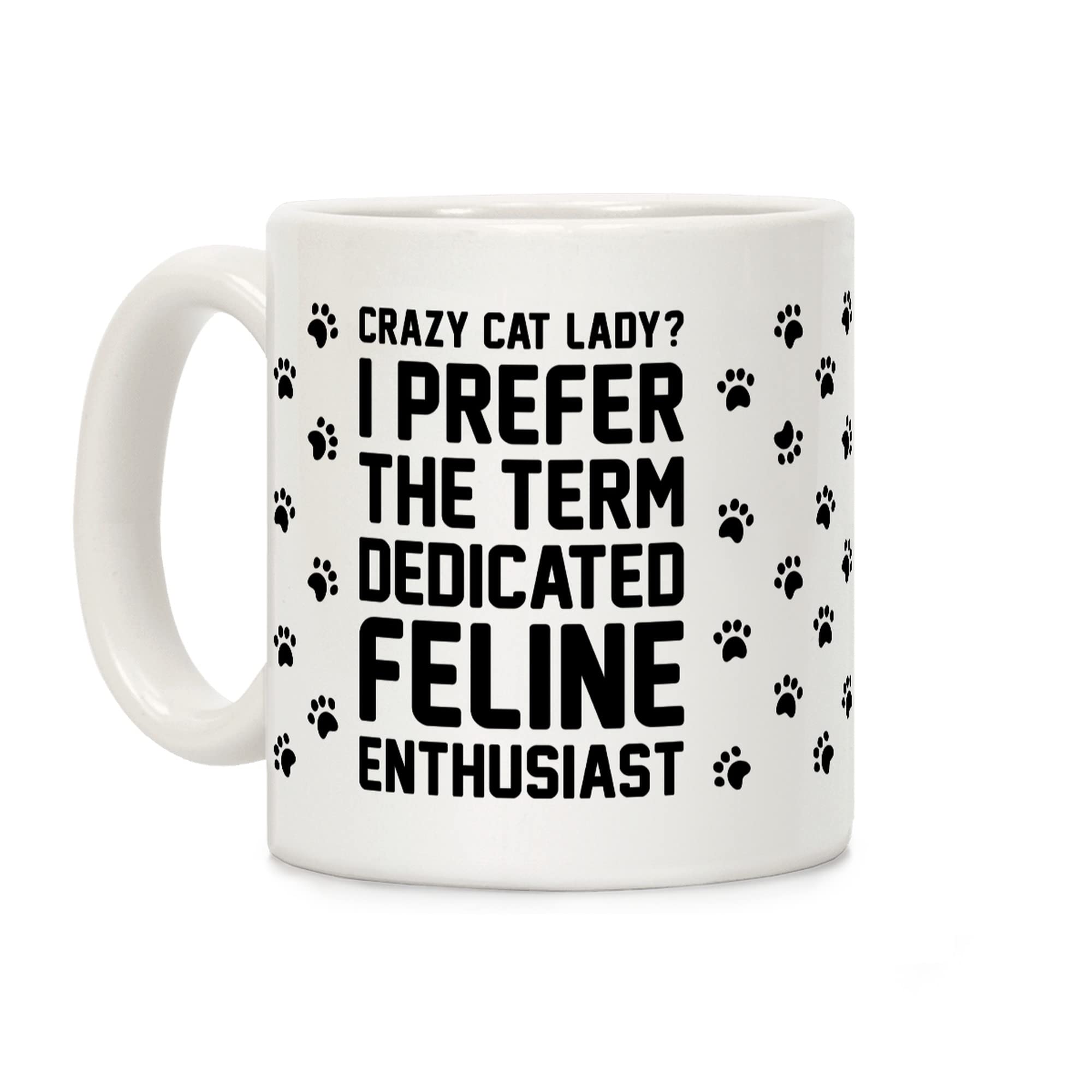 Amazon.com: LookHUMAN Cat Coffee Mug - Funny Coffee Mugs Adult Humor ...