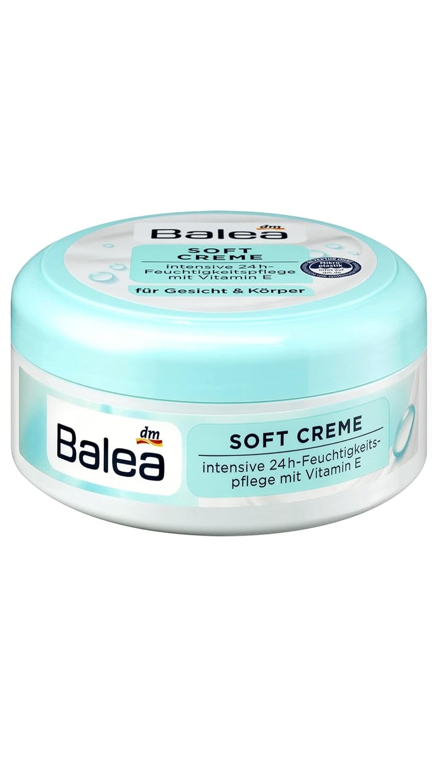 Balea Soft Creme für Gesicht und Körper mit Vitamin E, 250 ml : Amazon ...