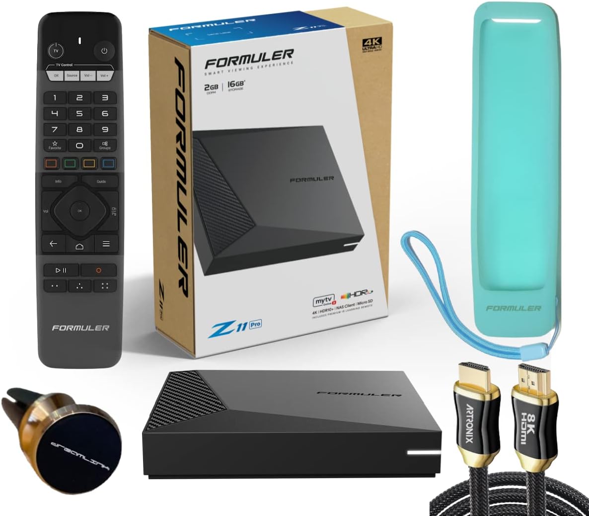 Amazon.com: Formuler Z11 Pro Android 11 Dual Band 5G Gigabit LAN 2GB Ram 16GB ROM 4K + Extra 8K ...