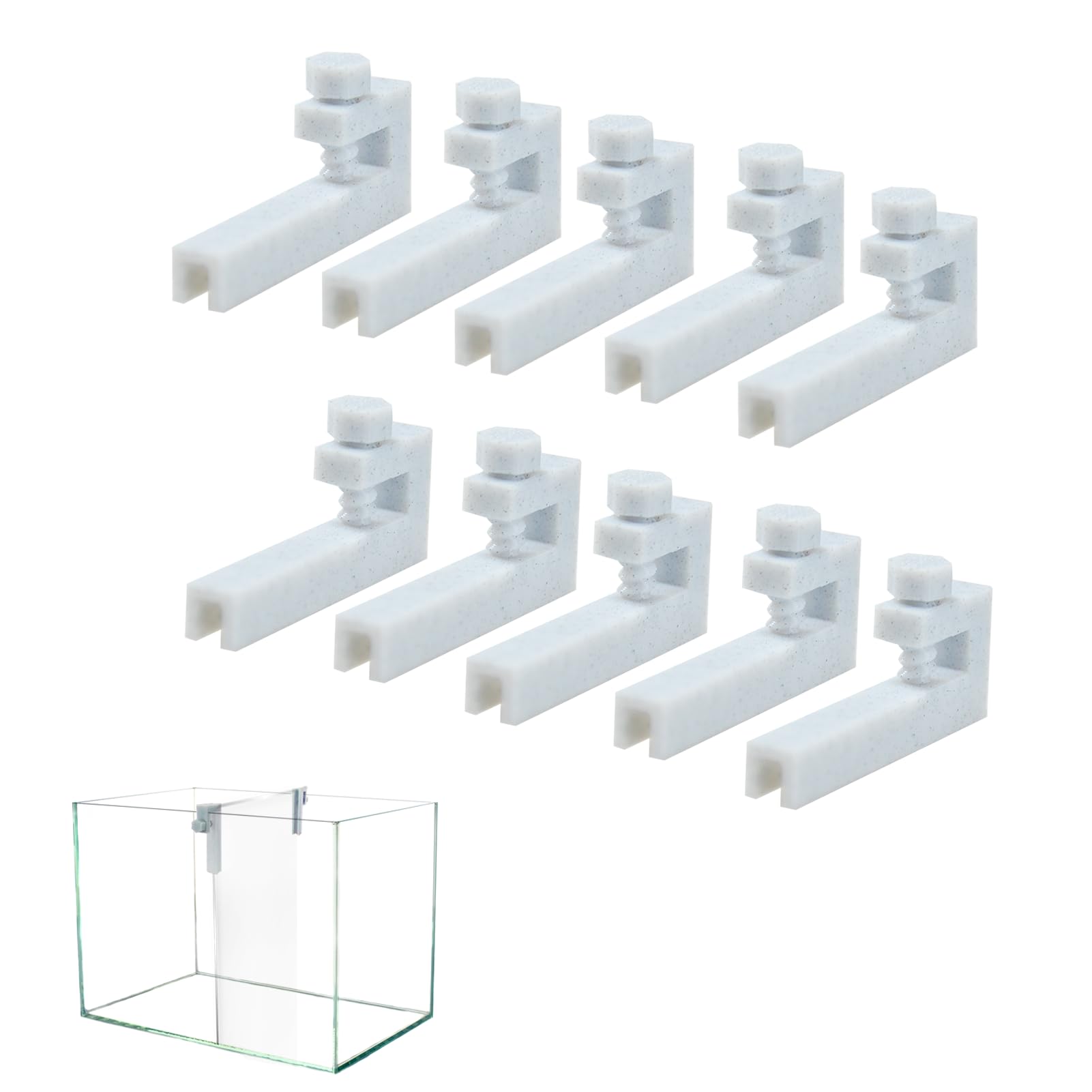 Amazon.com : XIFOWE 10Pcs Aquarium Divider Retainer, Reliable Fixed ...