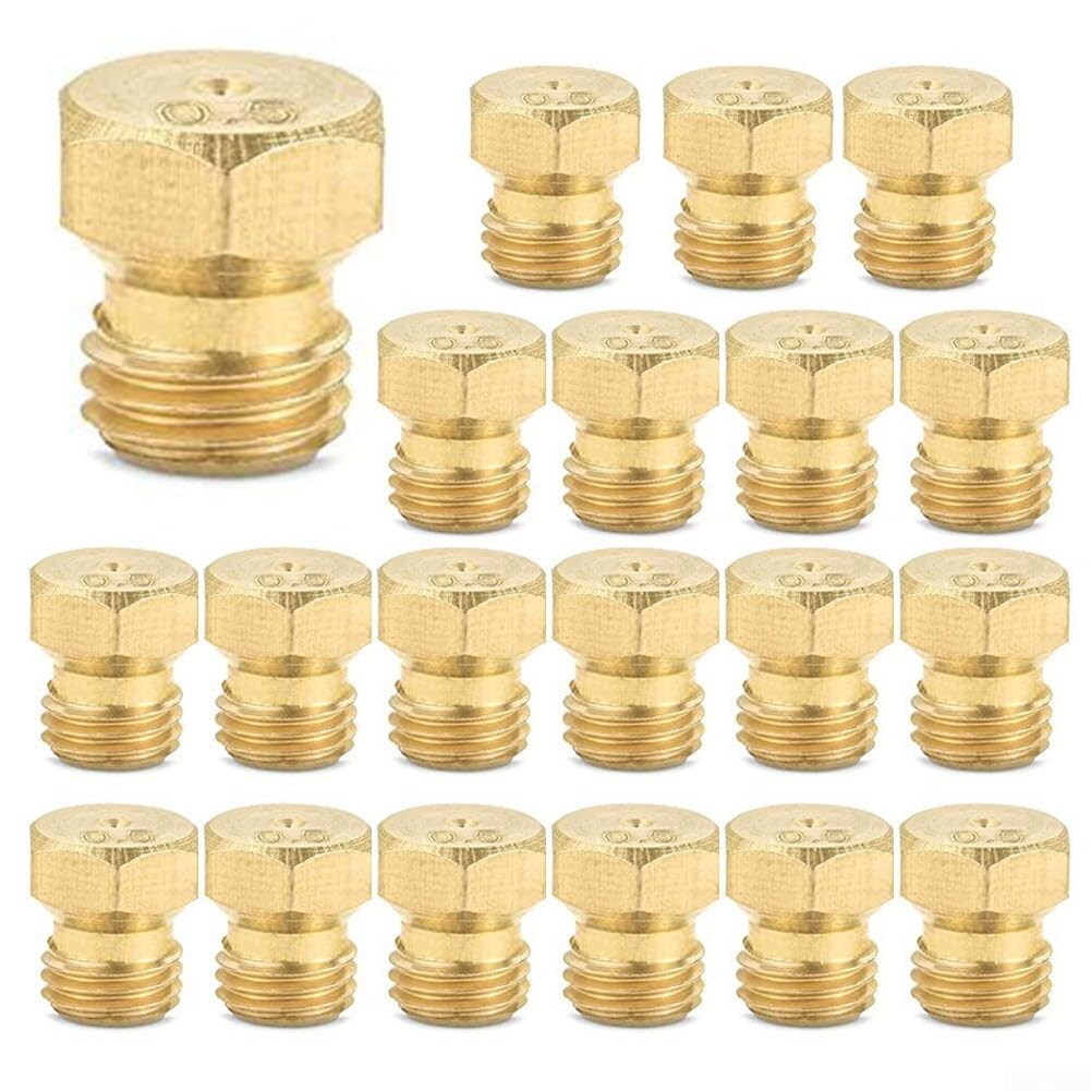20Pcs Propane Gas Nozzle Kit, for LPG Jet Nozzles Burner Hob Calor ...