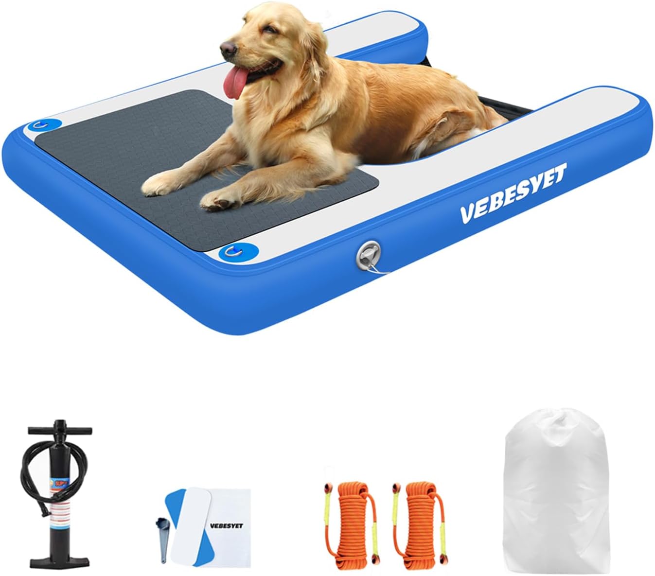 Amazon.com : DOK Dog-DOK Inflatable Dock Platform: Safe & Easy Water ...
