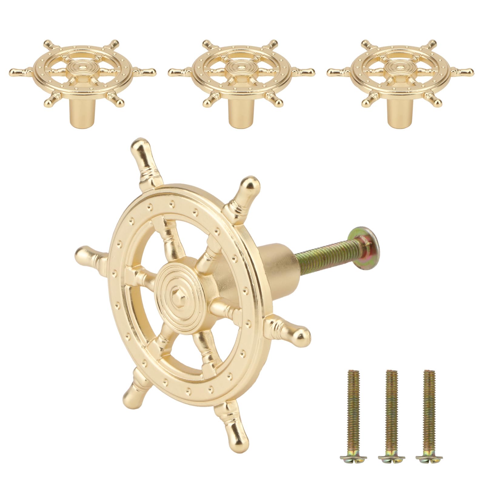 Brosay Ship Rudder Knobs Nautical Wheel Cabinet Drawer Pulls Beach ...
