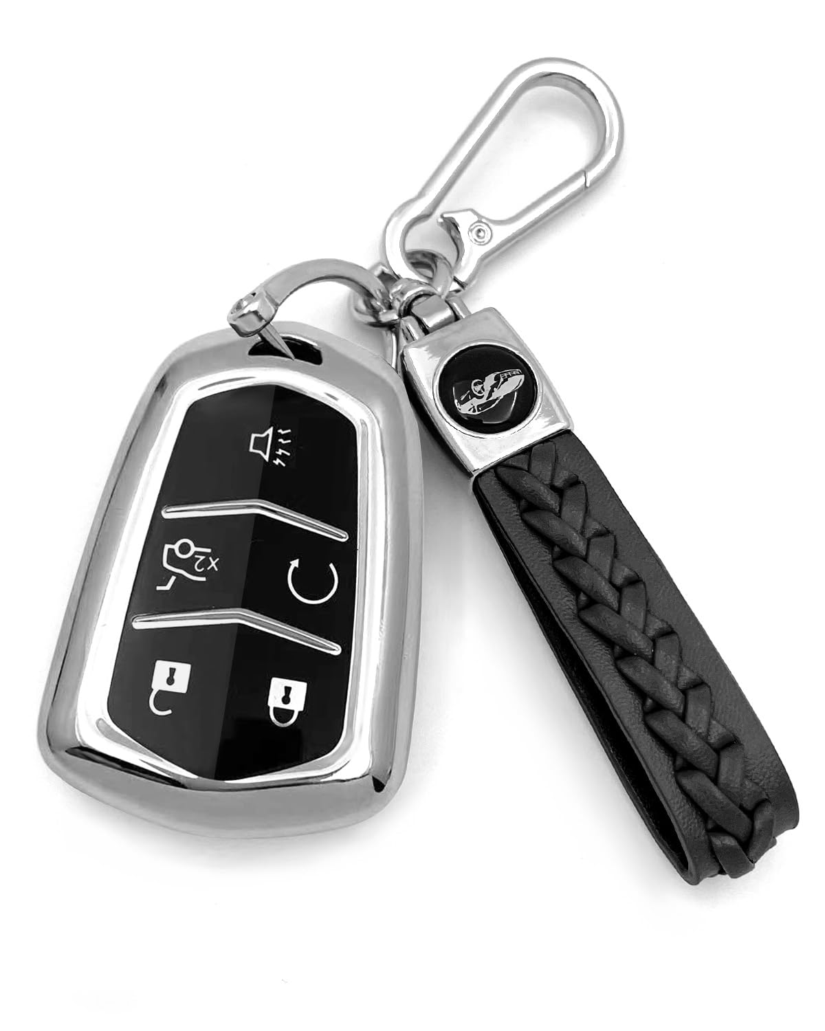 Amazon.com: HAOYOUMEI soft TPU Key Case Suitable for Cadillac STS CTS ...