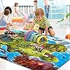 Amazon.com: Oriate Kids Toy Dream Mat Happy Farm Activity Playmat ...