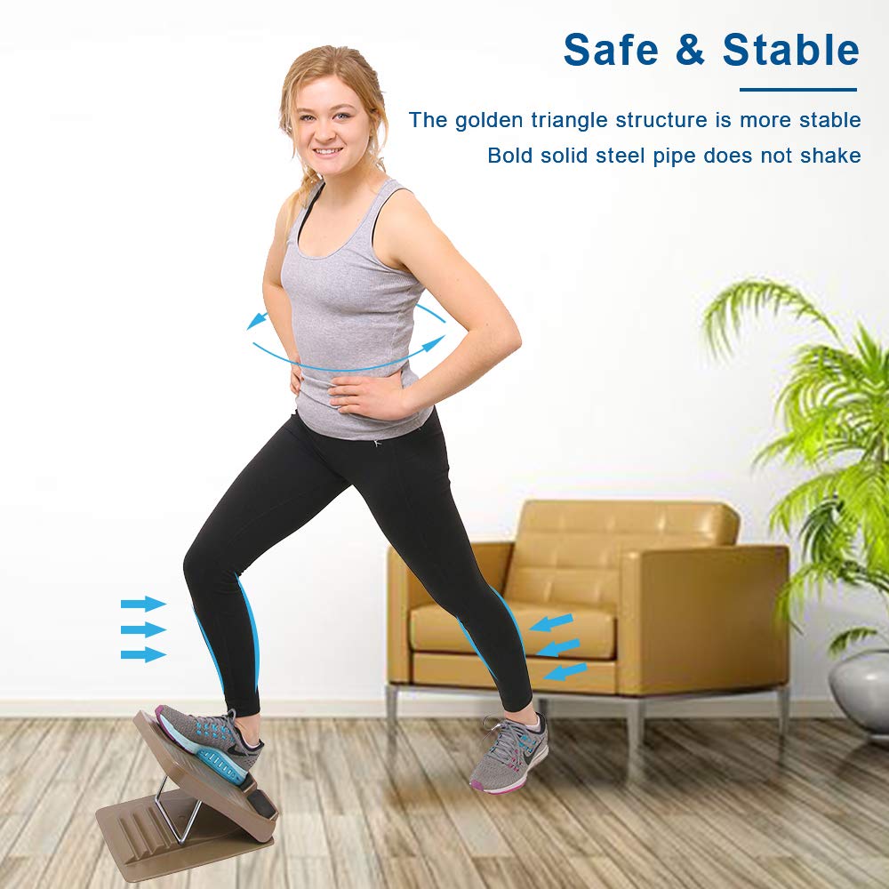 StrongTek Portable Slant Board, Adjustable Incline Boards, Calf ...