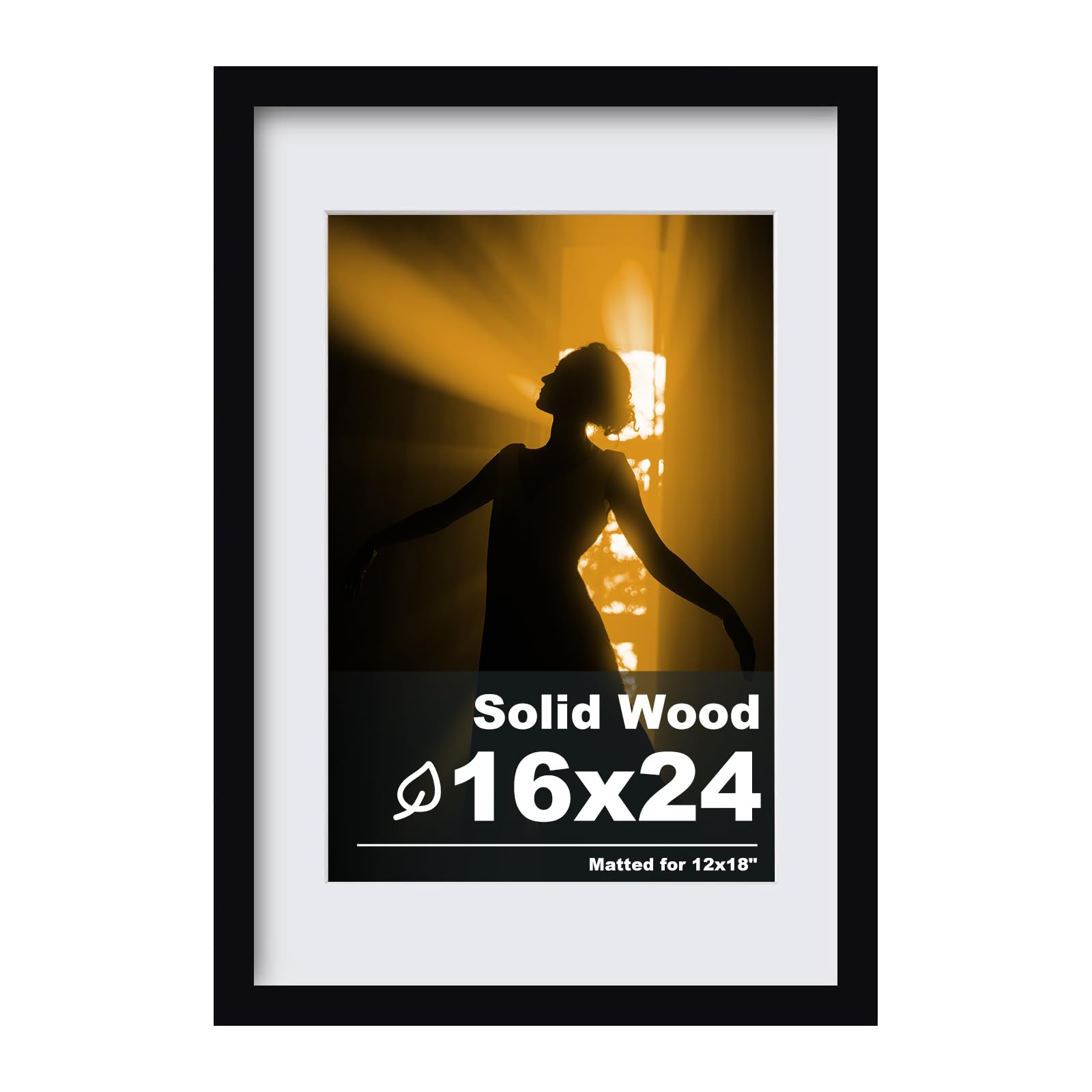 Marco de fotos de madera maci... - B0DSW9P6SX | Encarguelo.com