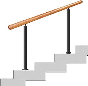 Railings Outdoor Stair Railing, Flexible Adjustable Angle Handrails for ...