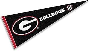 Amazon.com : Georgia Bulldogs SEC Pennant Flag : Sports & Outdoors