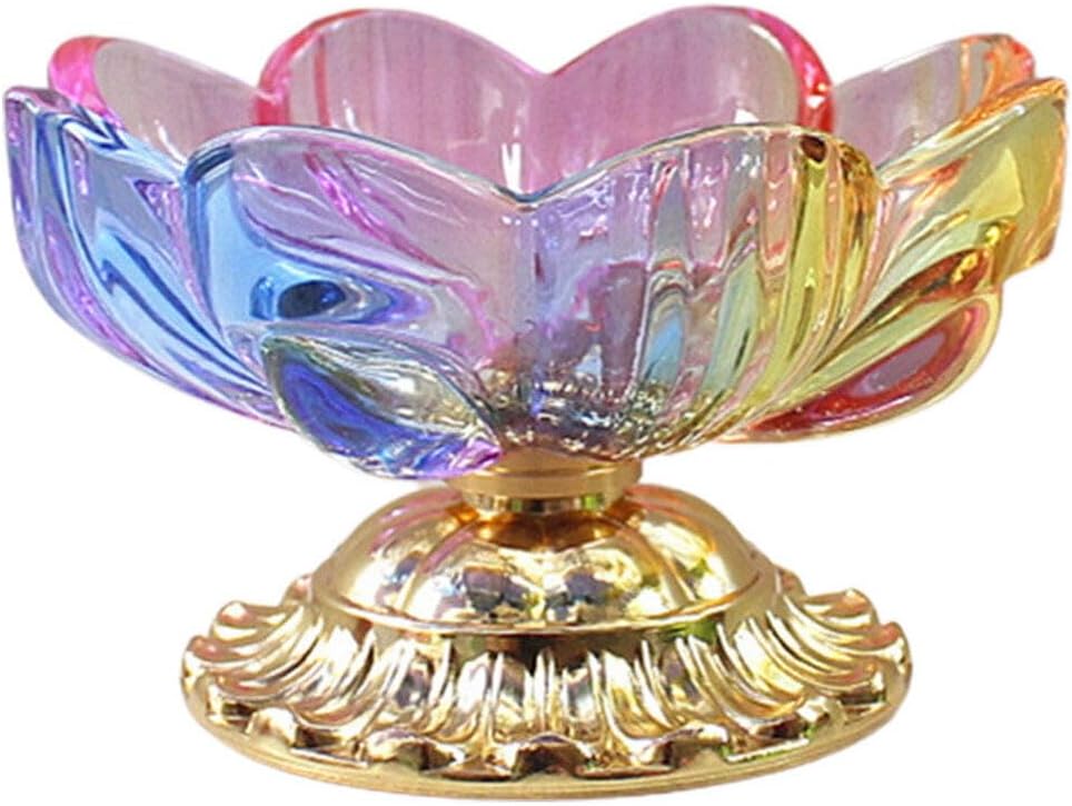 Amazon.com: Luxshiny buddhist fruit plate blessing fruit tray crystal ...