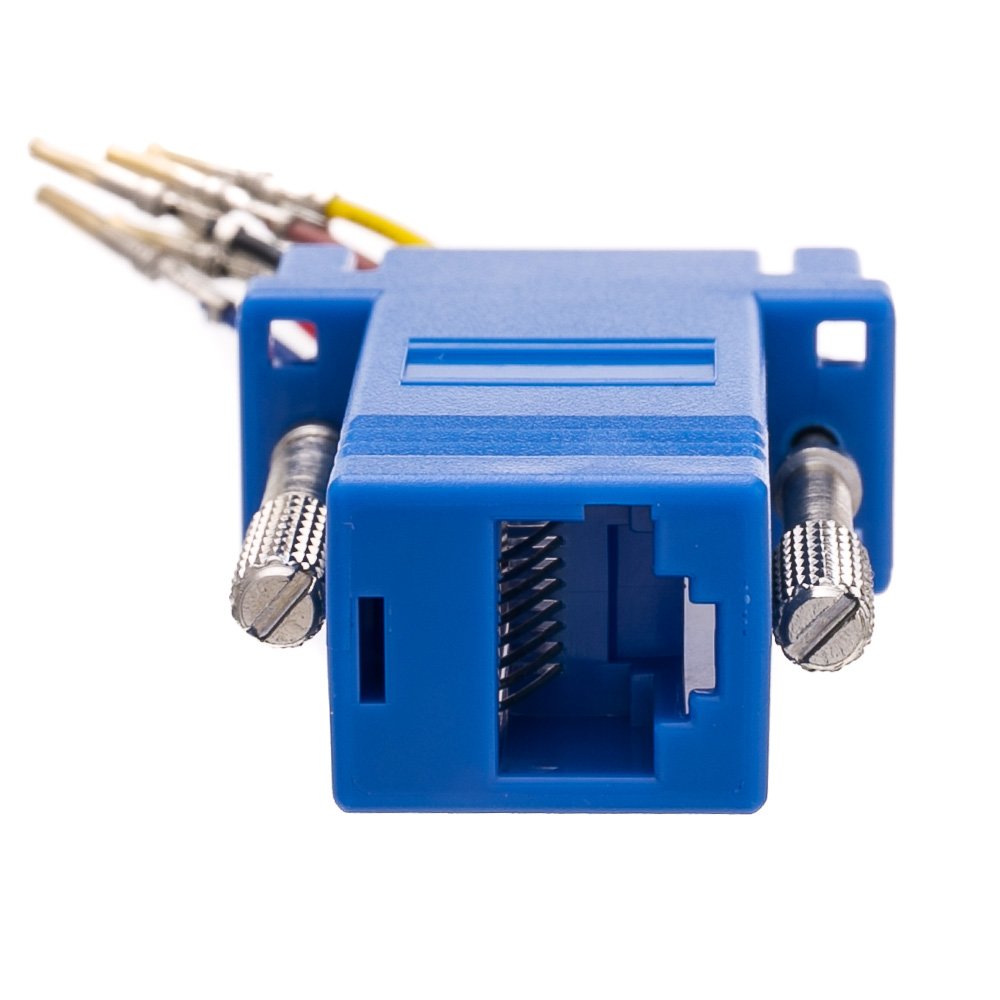 Buy DB9 to RJ45 Modular Adapter - F/F - Serial Adapter, DB9 Female to ...