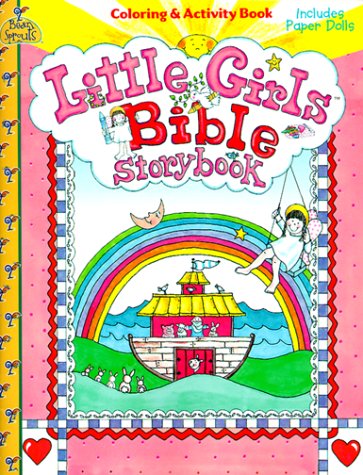 Little Girls Bible Storybook: Coloring & Activity Book (Includes Paper ...
