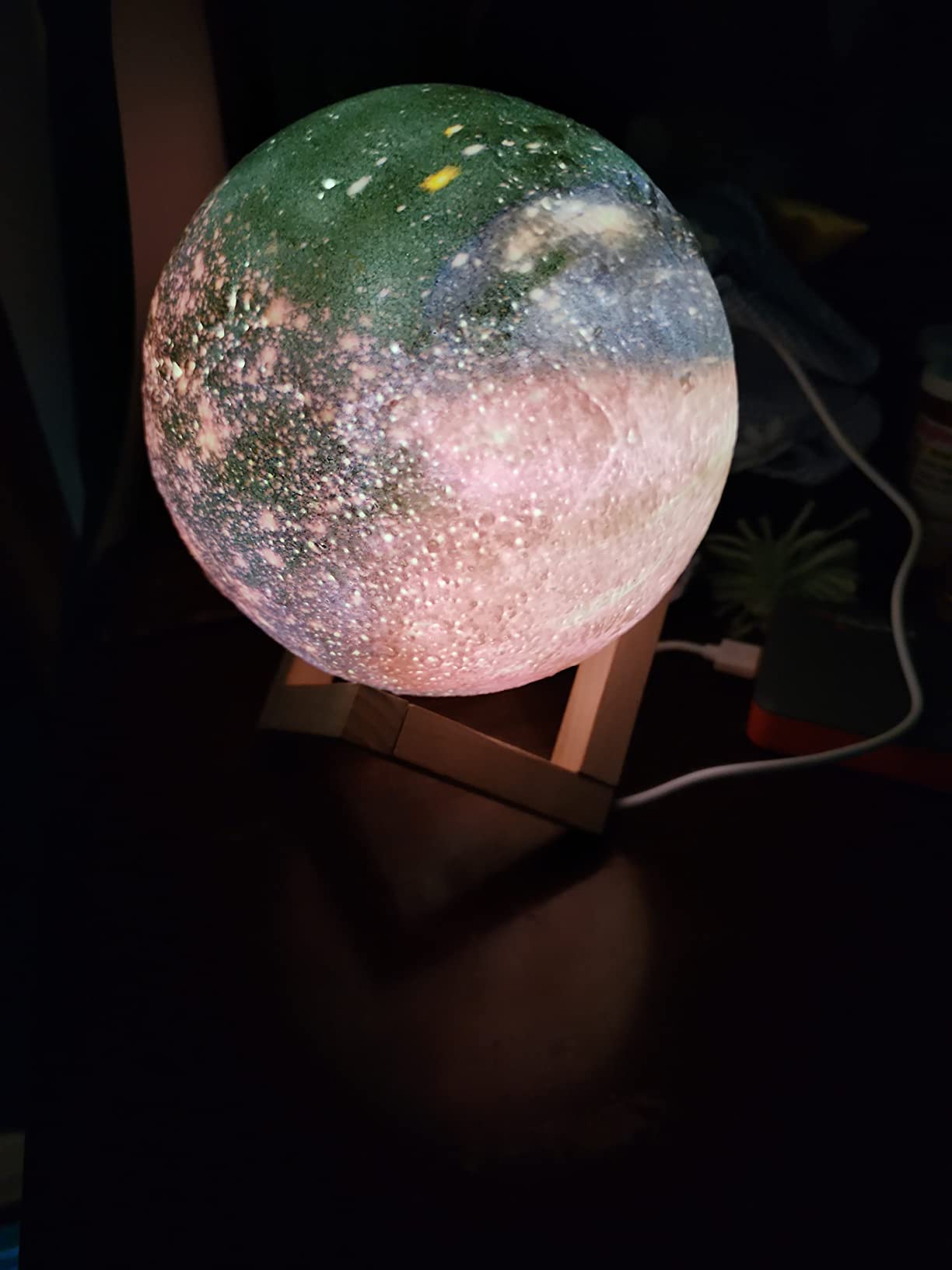 Amazon.com: Moon Light (5.9 inches) Star Children's Night Galaxy 16 ...