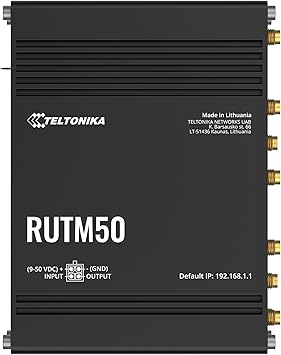 Amazon.com: Teltonika RUTM50000000 Model RUTM50 Cellular 5G Router ...