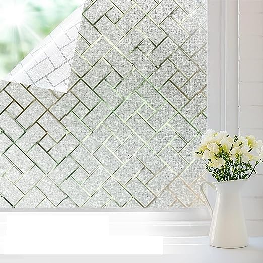 Buy LIVECOOL™ Window Privacy Film Static Cling UV Blocking Removable ...