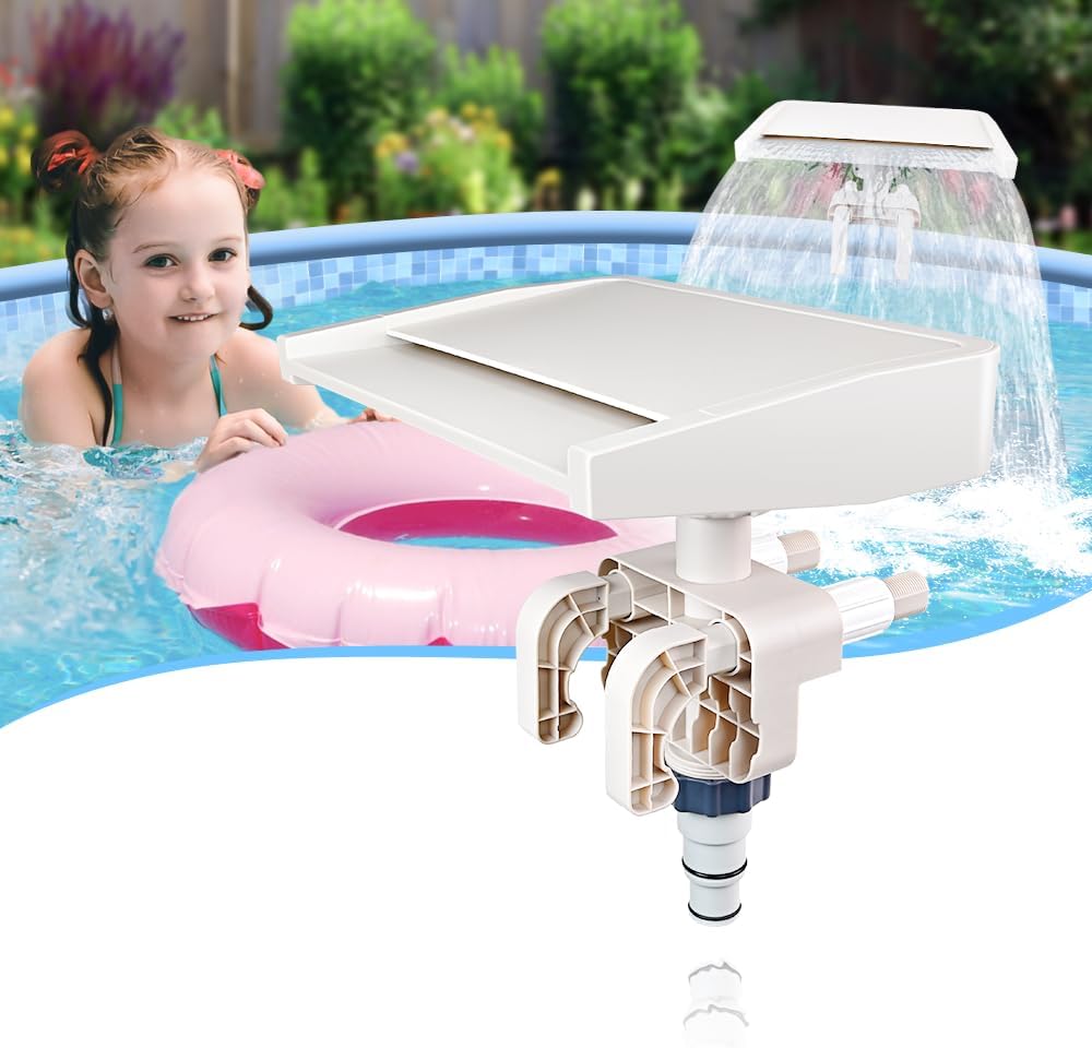 Amazon.com: Pool Fountains for Above Ground Pools - Adjustable Pool ...
