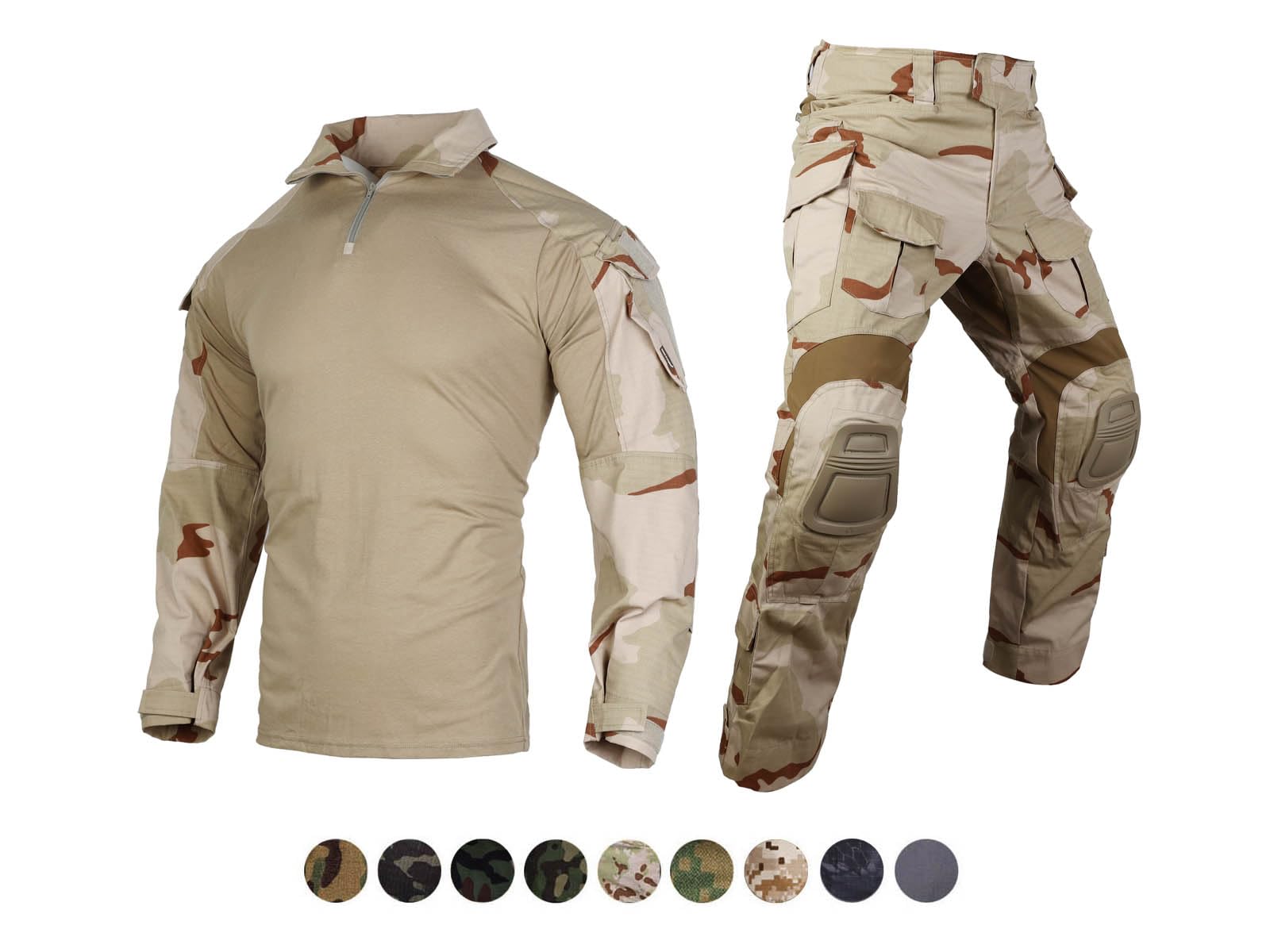 Buy Elite Tribe Airsoft bdu Uniform Combat Gen3 Suit Shirt Pants Online ...