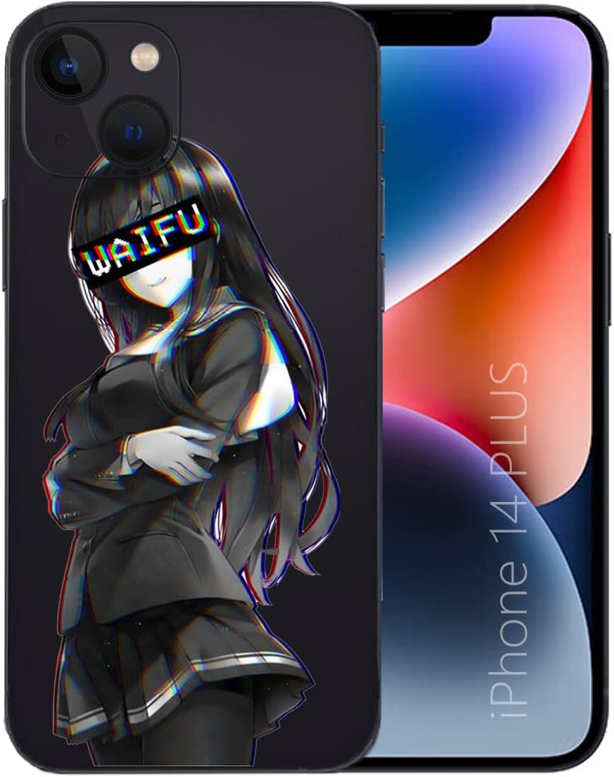 Amazon.com: OROUA Compatible with iPhone 14 Plus Anime Case,Sad ...