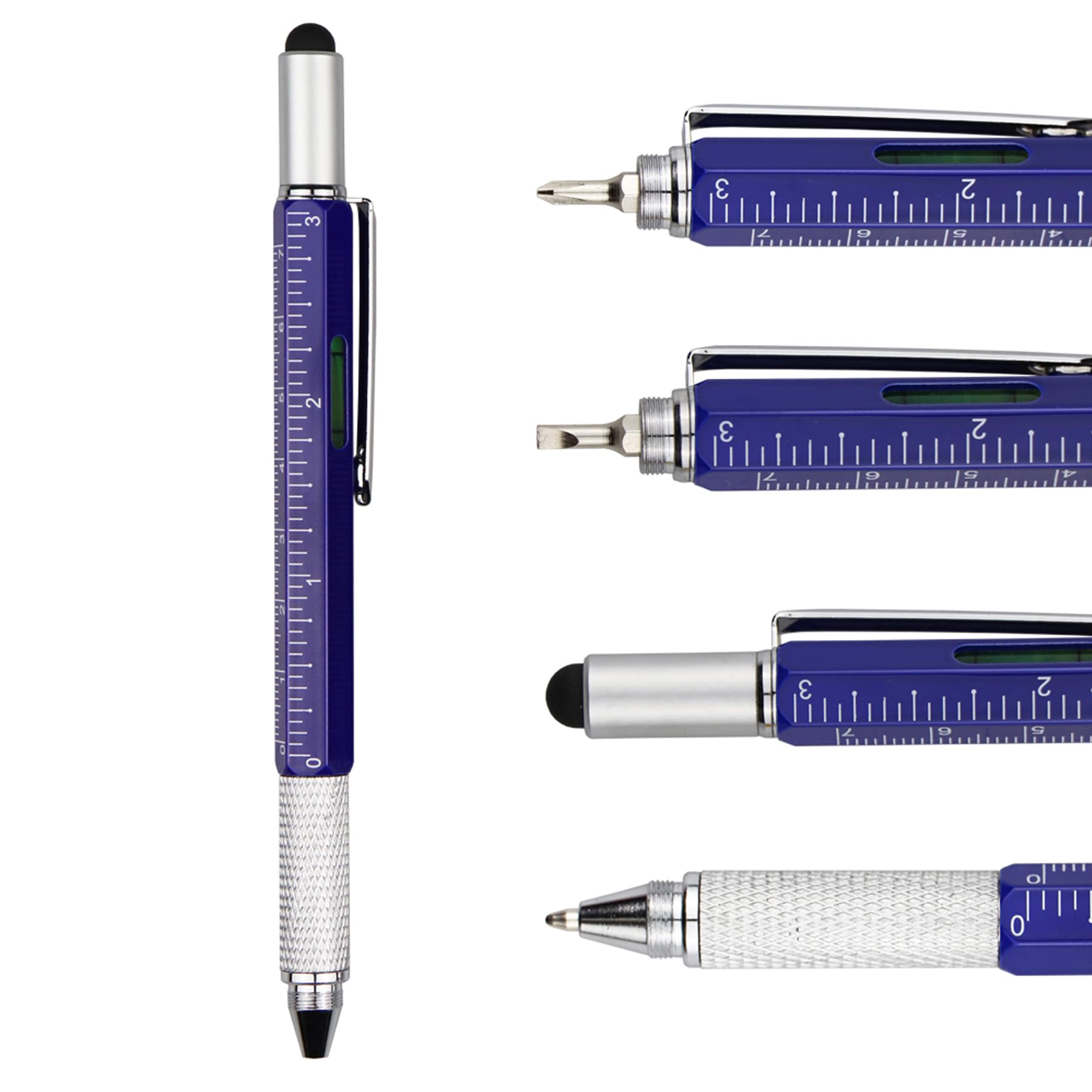 Snapklik.com : DUNBONG Metal Multi Tool Pen 6-in-1 Stylus Pen