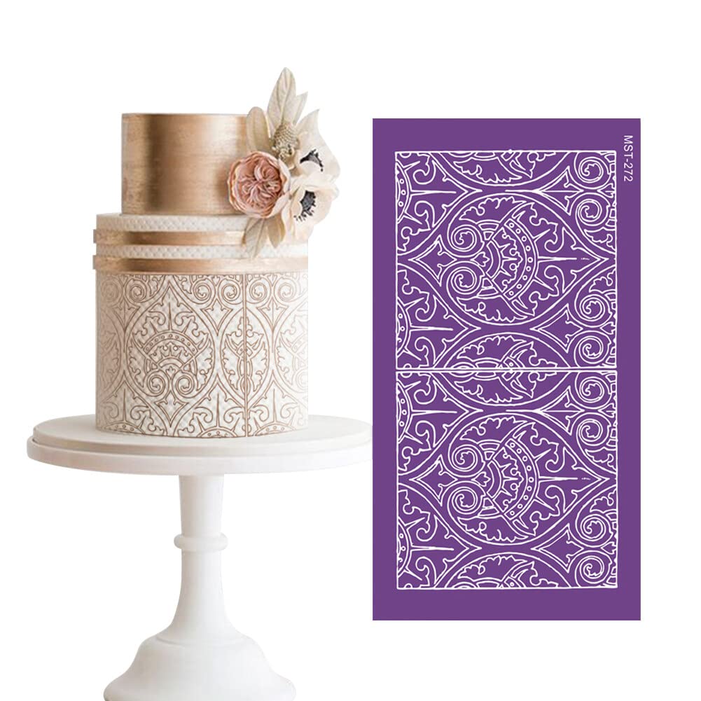 Amazon.com: Cake Decorating Stencils & Templates Cookie Fondant Dessert ...