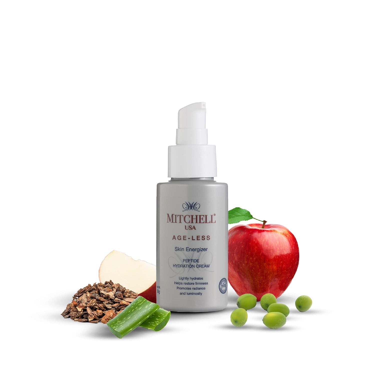 Mitchell USA Skin Energizer Peptide Moisturizer Cream for Cell Renewal ...