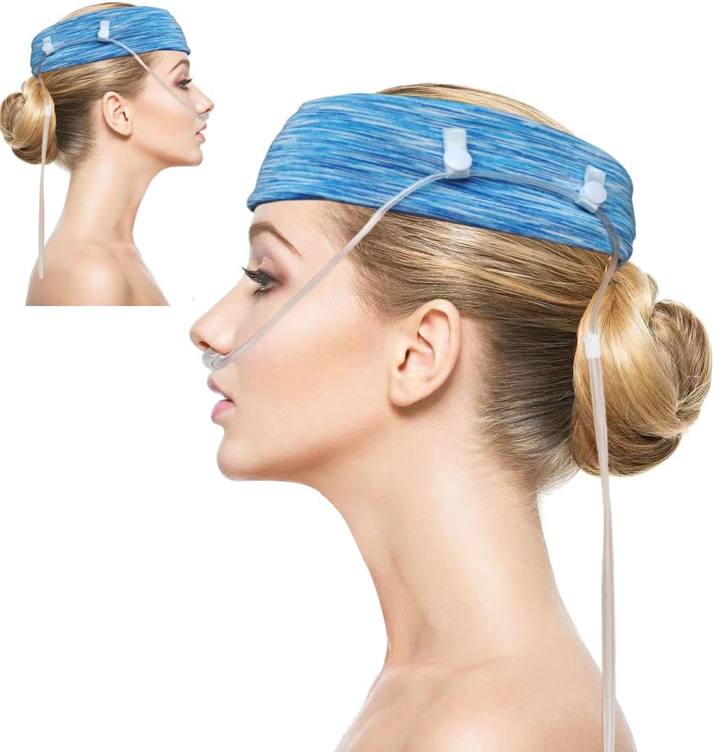 Amazon.com: Comfort Oxygen Nasal Cannula Headband, Oxygen Nasal Cannula ...