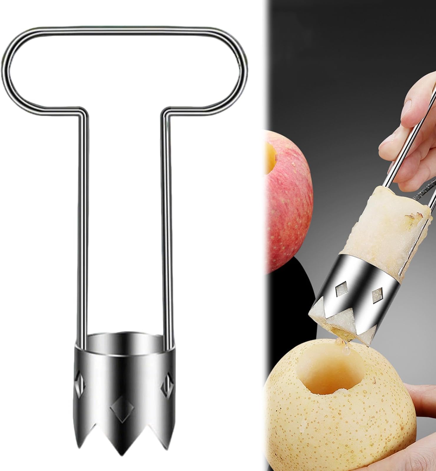 Amazon.com: Red Bell Pepper Corer - Pepper, Pineapple, Pear, Apple ...