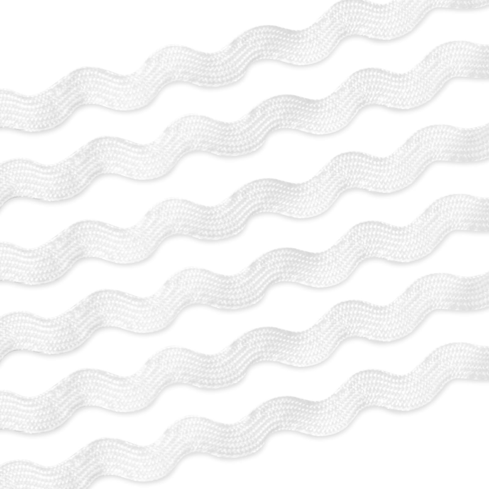 Amazon.com: 1 Roll 28yd Rick Rack Wave Bending Fringe Trim Ribbon, 5mm ...