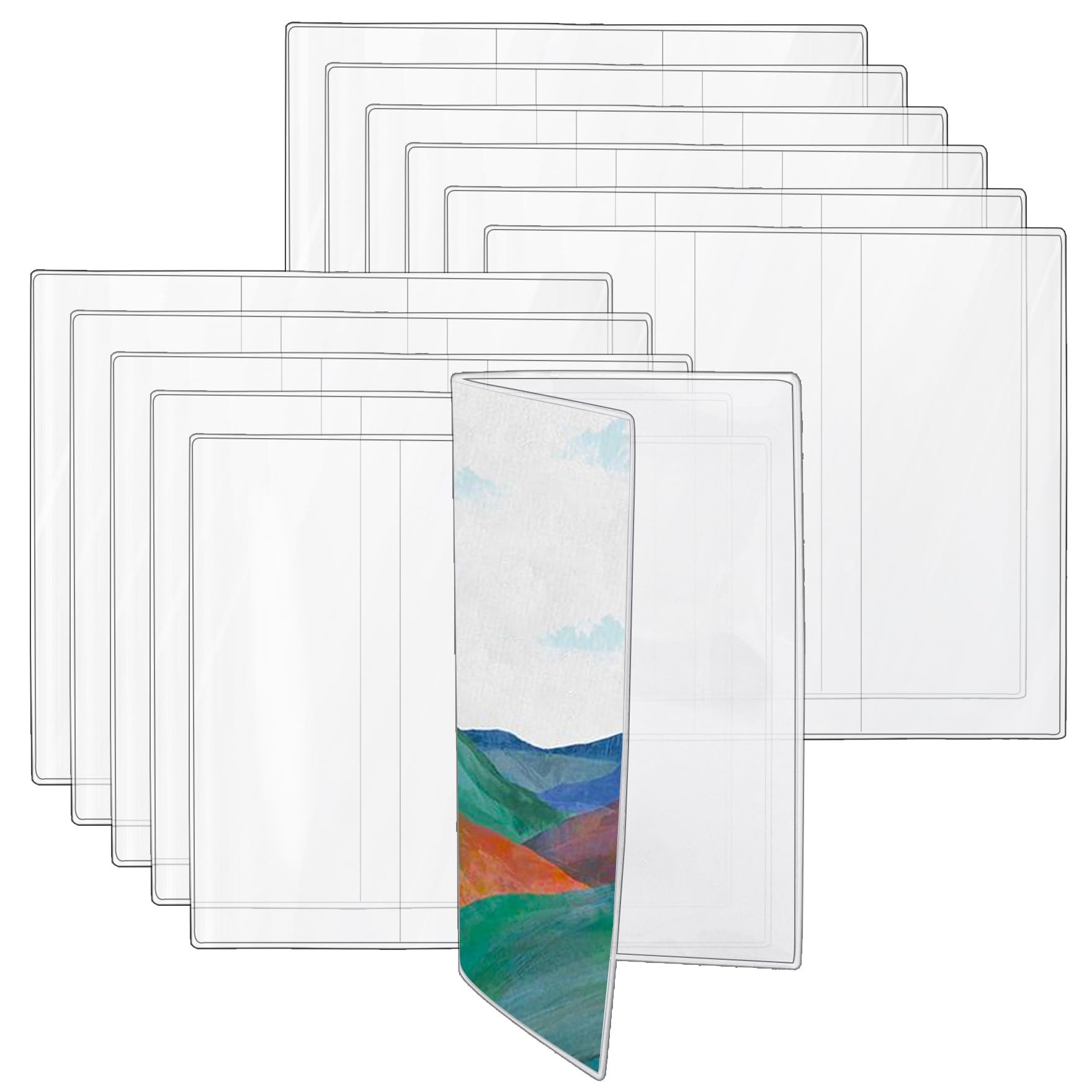 Clear Plastic Pocket Calendar Covers
