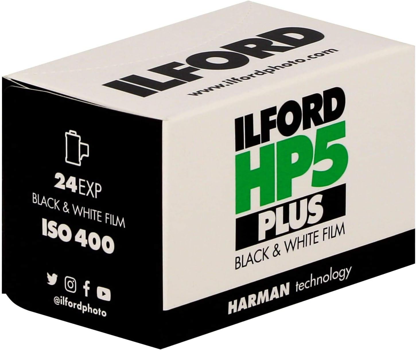 Amazon.com : Ilford 1574577 HP5 Plus, Black and White Print Film, 35 mm, ISO 400, 36 Exposures ...