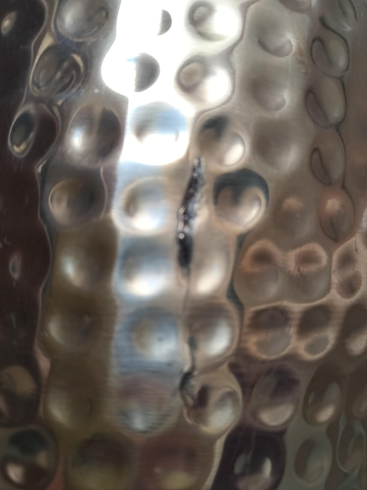 Buy R Ayurveda Copper® Handmade Copper Matka Hammer Beads Dots 5 Litre ...