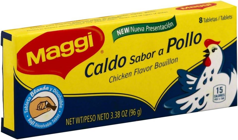 Amazon.com : Maggi Chicken Flavor Bouillon 20 Cubes, 2.80 Ounce (Pack ...