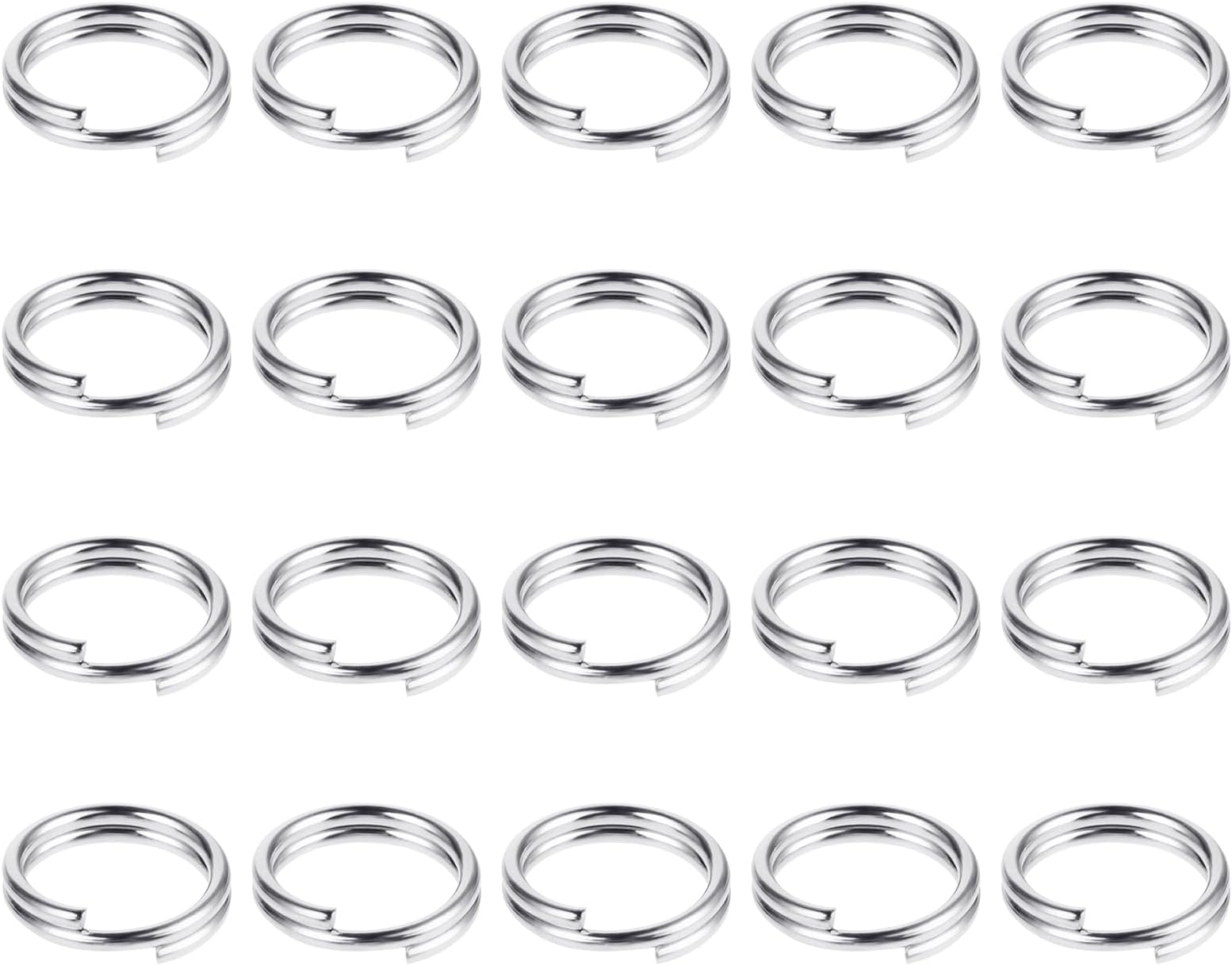 Amazon.com: MINI-FACTORY 1500pcs/case Open Jump Rings [3mm - 10mm ...
