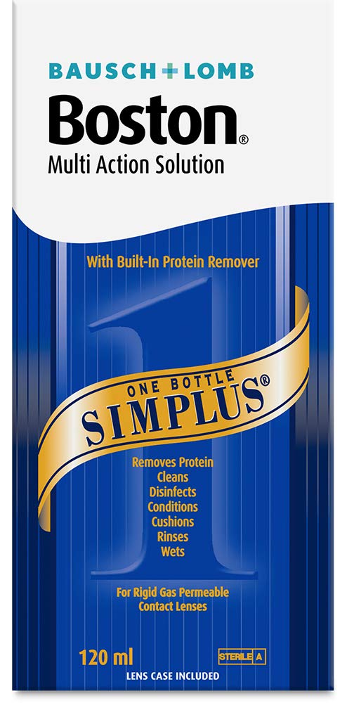 Buy Boston Simplus Multi-Action Solution, 120ml Contact Lens Solution ...