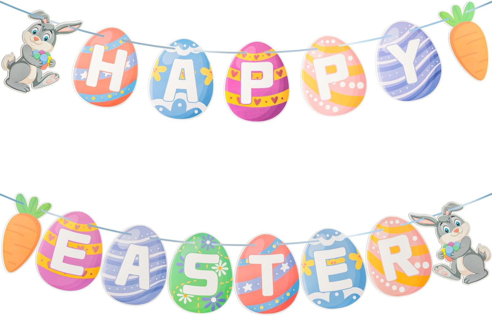Amazon.com: Happy Easter Banner, Welcome Peeps Banner, Easter Peeps ...