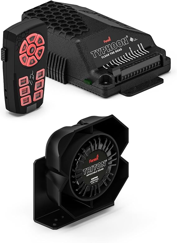 Amazon.com: Feniex Typhoon Handheld 100 Watt Siren & Controller with ...